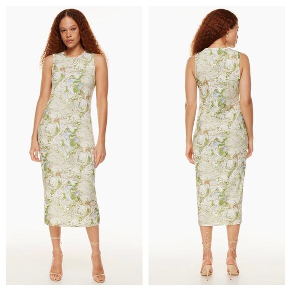 Aritzia | Dresses | Aritzia Wilfred Possibility Marble Midi Dress Xxs ...